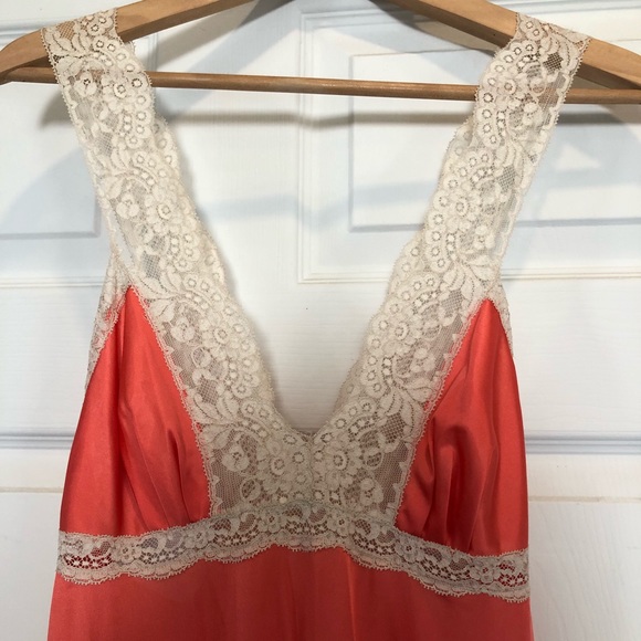 Intimates & Sleepwear | Vintage Strawberries Cream Slip Dress Nighty ...